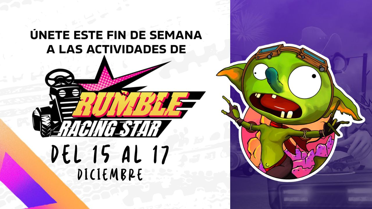 Evento de Rumble Racing Star en Gamergy Madrid