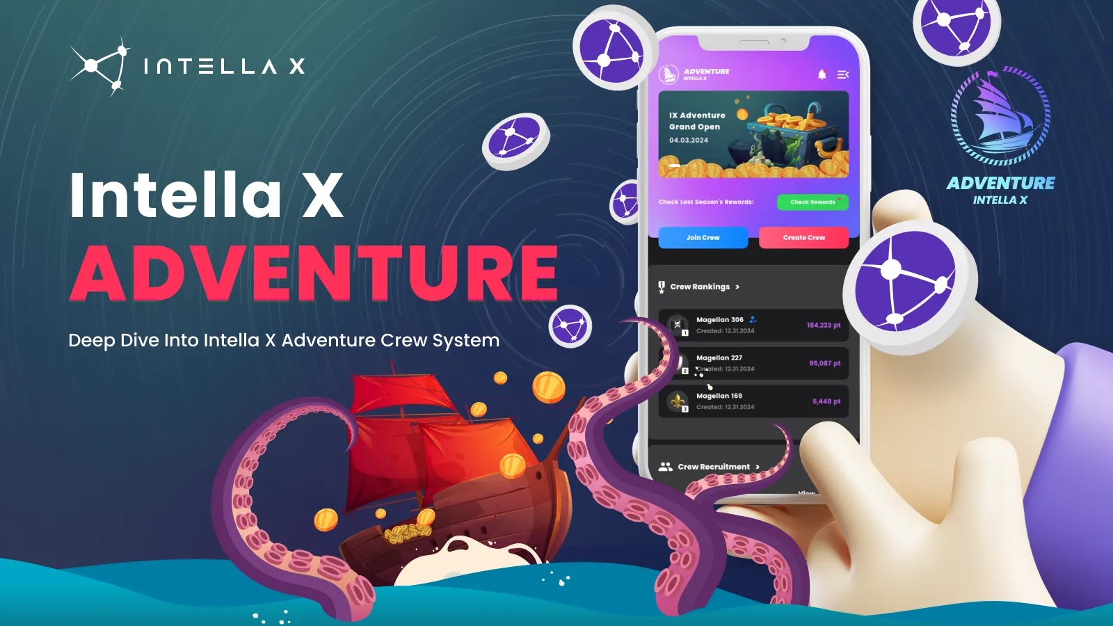 Descubre más sobre el Airdrop 1 de Intella X Adventure