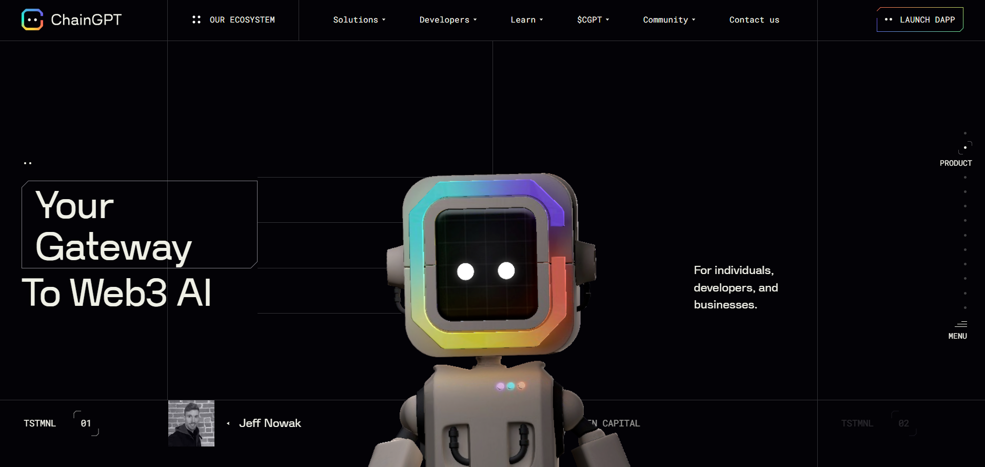 Chaingpt Artificial Intelligence At The Service Of Blockchain