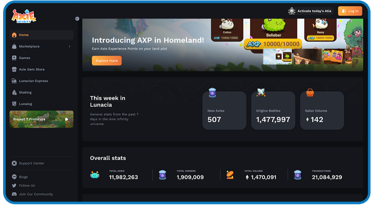 Axie Infinity integrates Ronin Waypoint into the App.Axie