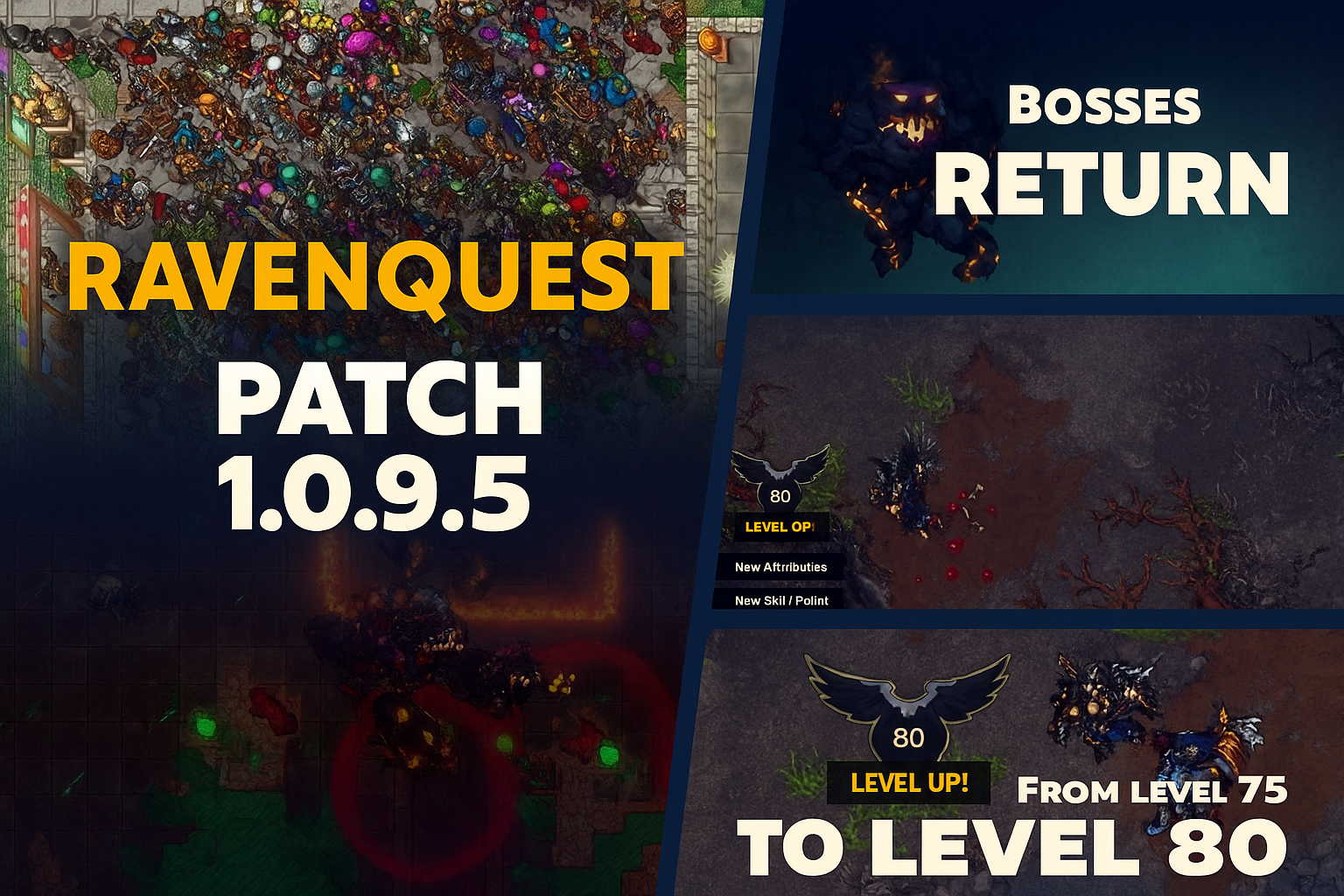 RavenQuest 1.0.9.5: Nuevos retos y recompensas en camino