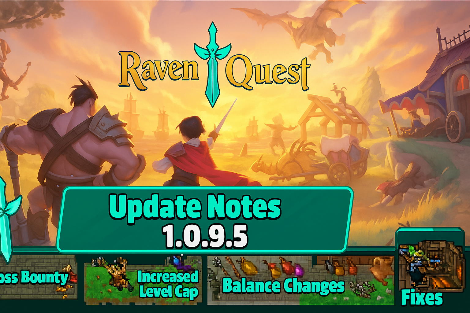 RavenQuest 1.0.9.5: Nuevas recompensas y desafíos