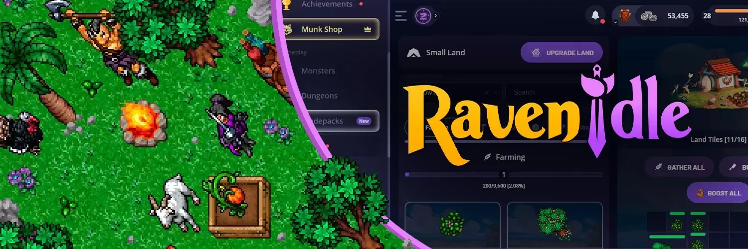 Juega RavenIdle - Ola GG | Web3 | NFTs | Juega, Gana y Aprende.