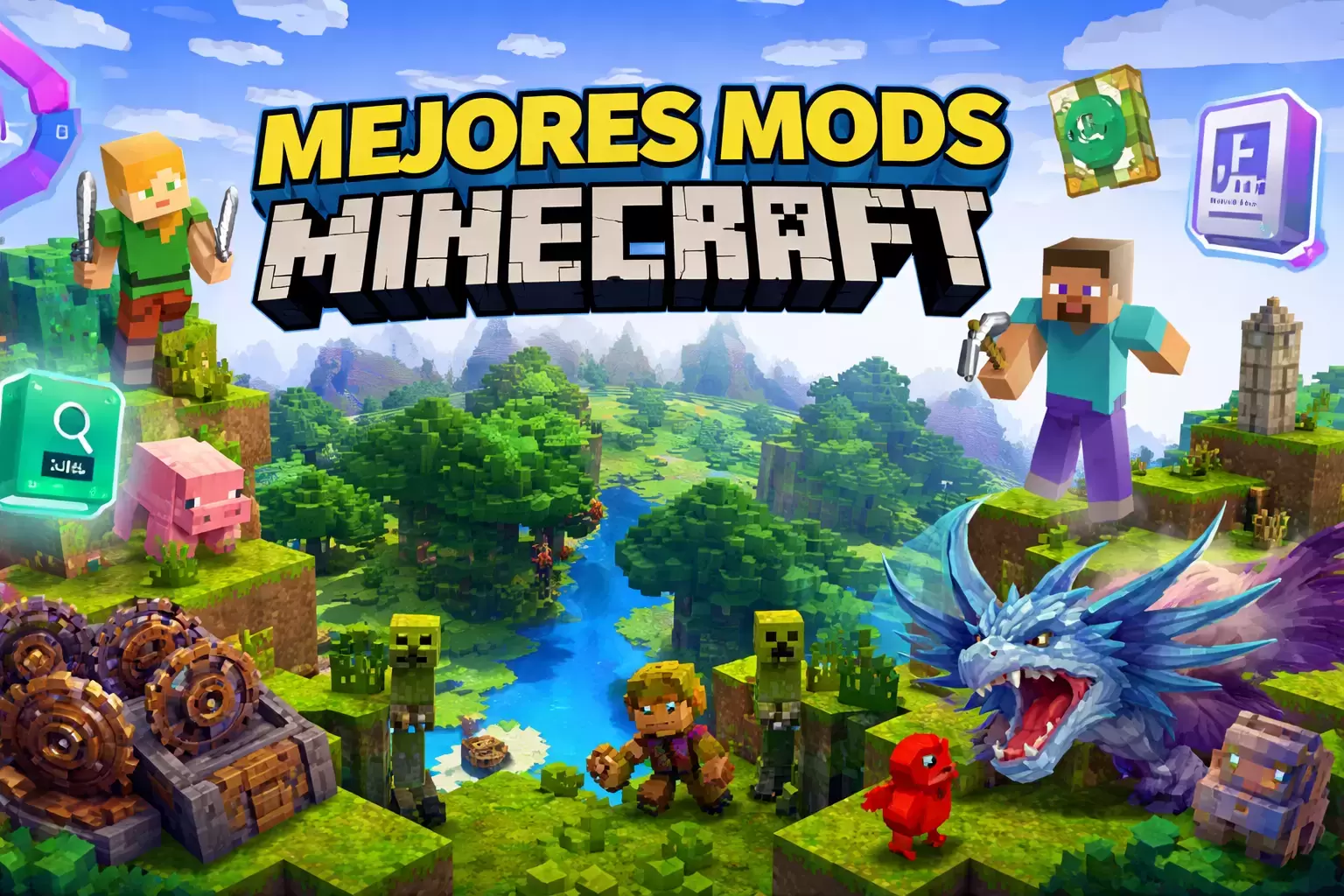 Os melhores mods de Minecraft para Fabric e NeoForge em 2026