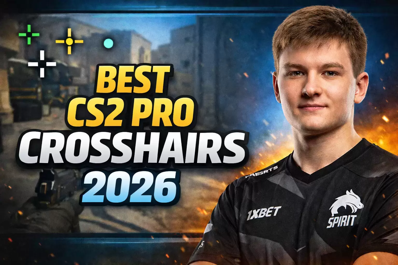 The 10 Best Pro Crosshairs in CS2 Most Used in 2026